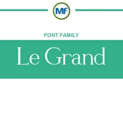 Le Grand Bold: Free Font Download | MaisFontes