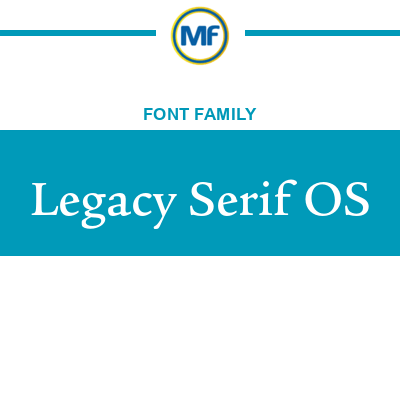 Legacy Serif OS Font Family: Download Free | MaisFontes