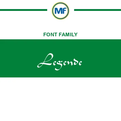 Legende Font Family: Download Free | MaisFontes