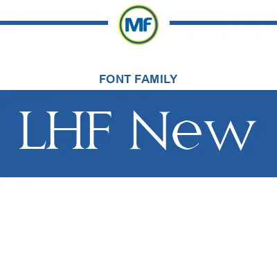 LHF New Font Family: Free Download | MaisFontes