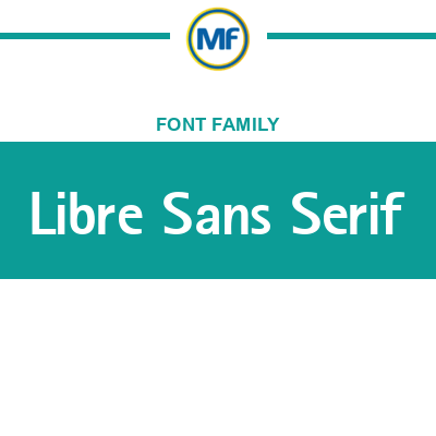 Libre Sans Serif Font Family: Free Download | MaisFontes