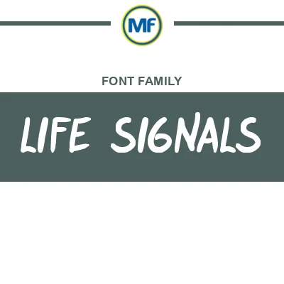 Life Signals Font Family: Download Free | MaisFontes