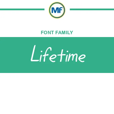 Lifetime Font Family: Download Free | MaisFontes