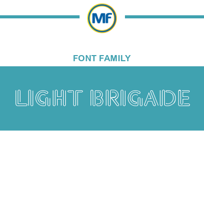 Light Brigade Font Family: Download Free | MaisFontes