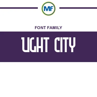 Light City Font Family: Download Free | MaisFontes