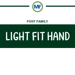 LightFit Hand Regular Font: Free Download | MaisFontes