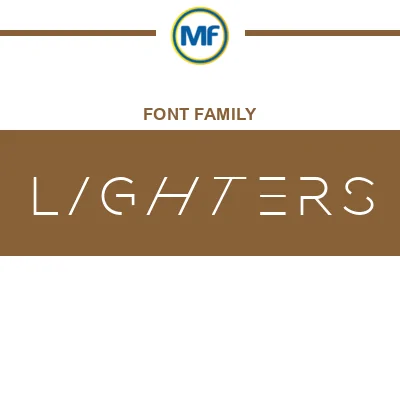Lighters Font Family: Download Free | MaisFontes