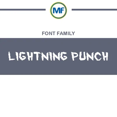 Lightning Punch Font Family: Download Free | MaisFontes