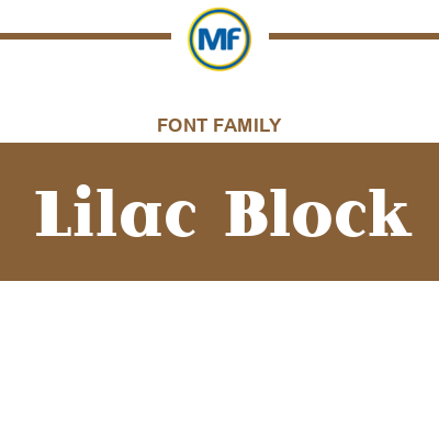 Lilac Block Font Family: Download Free | MaisFontes