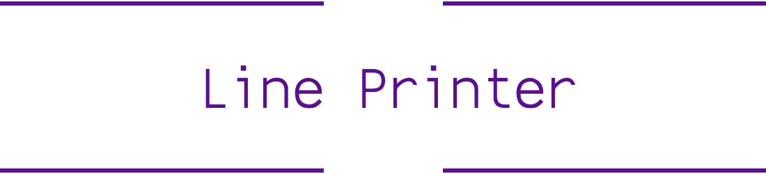Line Printer: Free Font Download | MaisFontes