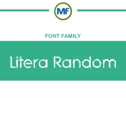 Litera Random Regular: Free Font Download | MaisFontes