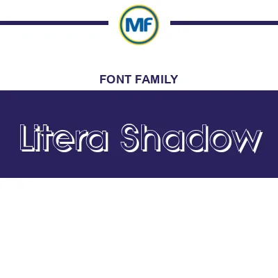 Litera Shadow Font Family: Download Free | MaisFontes