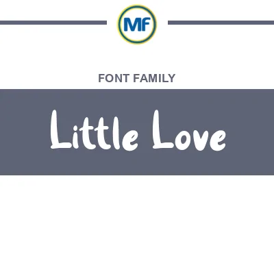 Little Love Font Family: Download Free | MaisFontes