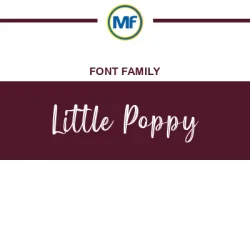Little Poppy Script I: Free Font Download | MaisFontes