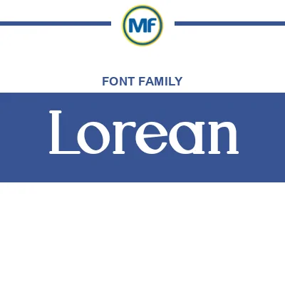 Lorean Font Family: Download Free | MaisFontes