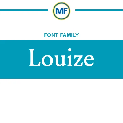 Louize Font Family: Free Download | MaisFontes