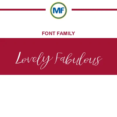 Lovely Fabulous Font Family: Download Free | MaisFontes