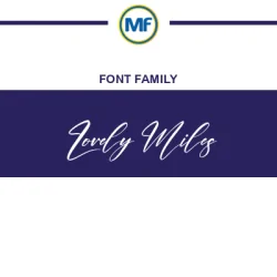 Lovely Miles Font: Free Download | MaisFontes