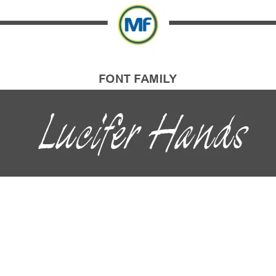 Lucifer Hands Font Family: Download Free | MaisFontes