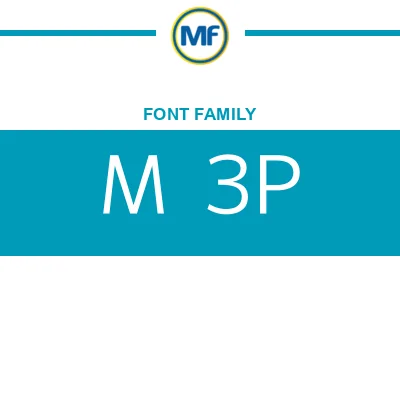M 3P Font Family: Download Free | MaisFontes