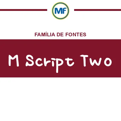 M Script Two Família de Fontes: Baixe Grátis | MaisFontes