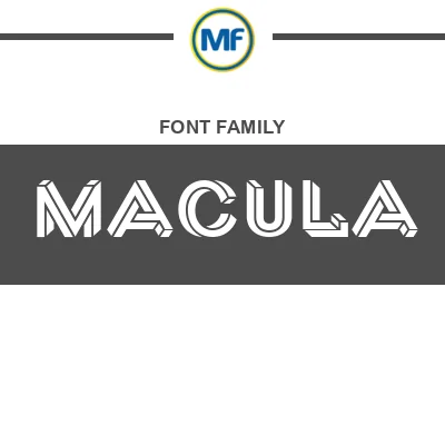 Macula Font Family: Download Free | MaisFontes