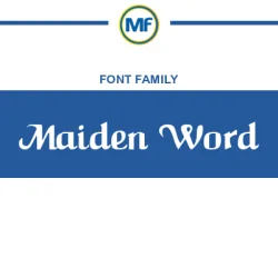 Maiden Word Extended: Free Font Download | MaisFontes