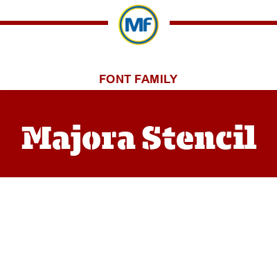 Majora Stencil Font Family: Free Download | MaisFontes