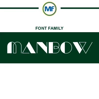 Manbow Font Family: Download Free | MaisFontes