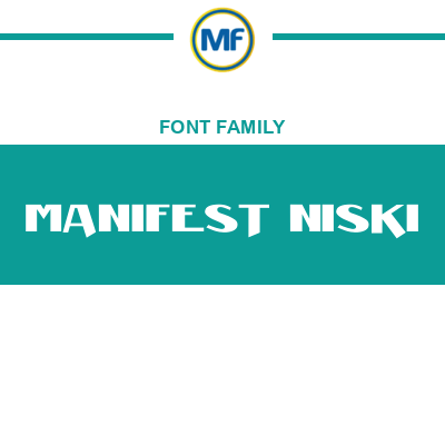 Manifest Niski Font Family: Download Free | MaisFontes