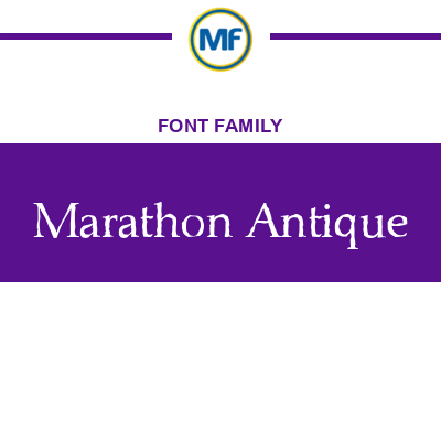 Marathon Antique Font Family: Download Free | MaisFontes