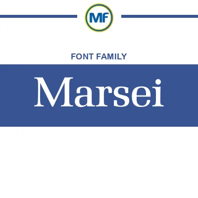 Marsei Font Family: Download Free | MaisFontes