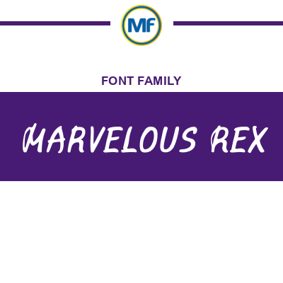 Marvelous Rex Font Family: Download Free | MaisFontes