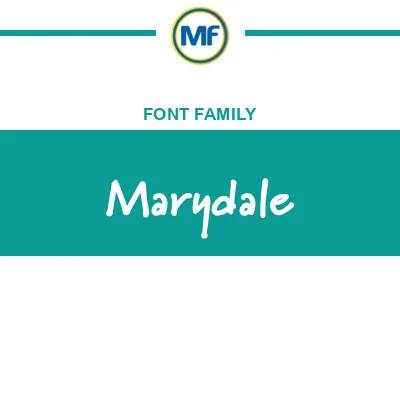Marydale Font Family: Download Free | MaisFontes