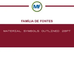 Material Symbols Outlined 28pt Thin: Baixar Fonte Grátis | MaisFontes