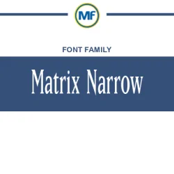 Matrix Narrow: Free Font Download | MaisFontes