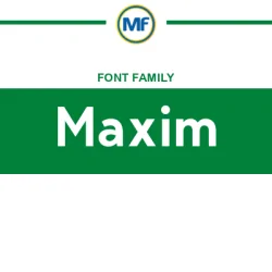 Maxim Bold Font: Free Download | MaisFontes