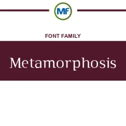 Metamorphosis Bold: Free Font Download | MaisFontes