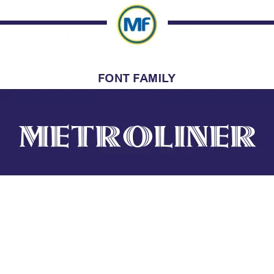 Metroliner Font Family: Download Free | MaisFontes