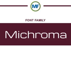 Michroma Regular Font: Free Download | MaisFontes
