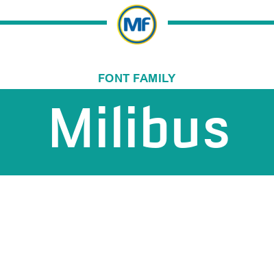Milibus Font Family: Download Free | MaisFontes