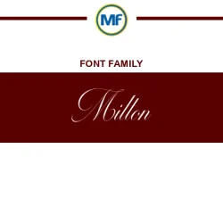 Milton One Bold: Free Font Download | MaisFontes