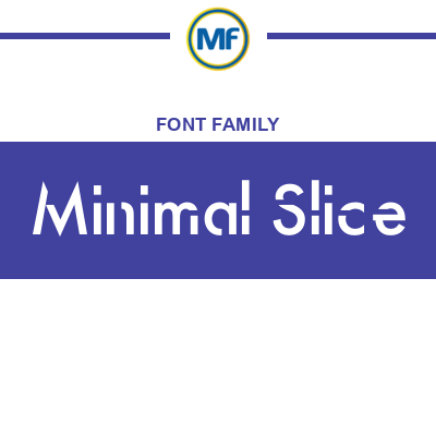 Minimal Slice Font Family: Download Free | MaisFontes