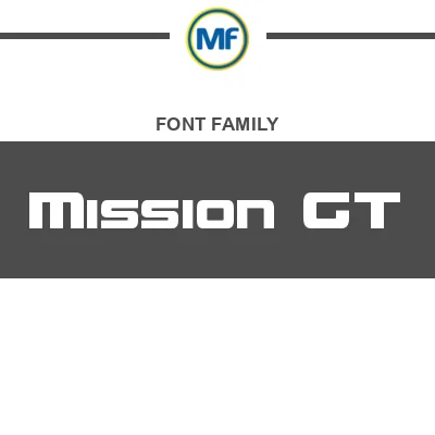 Mission GT Font Family: Free Download | MaisFontes