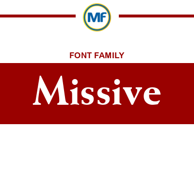 Missive Font Family: Download Free | MaisFontes