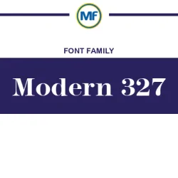 Modern 327 Bold: Free Font Download | MaisFontes
