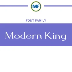 Modern KING: Free Font Download | MaisFontes