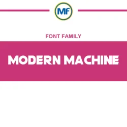 Modern Machine: Free Font Download | MaisFontes