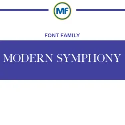 Modern Symphony Serif: Free Font Download | MaisFontes