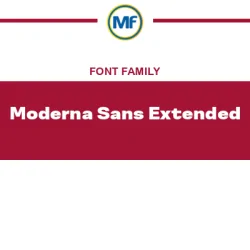 Moderna Sans Extended Light: Free Font Download | MaisFontes